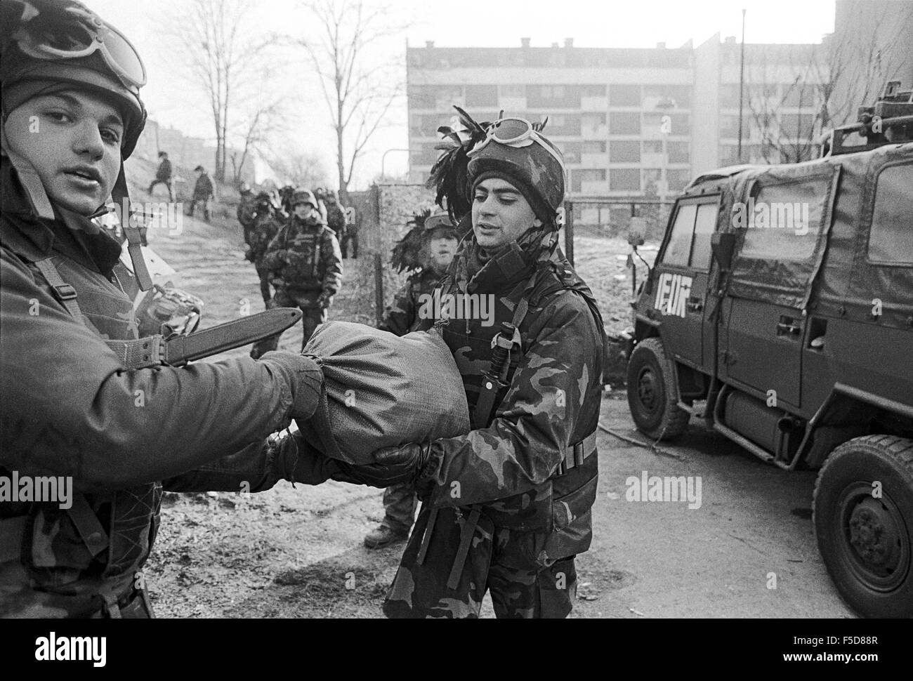 NATO intervention in Bosnia-Herzegovina after Dayton Accords, Italian ...