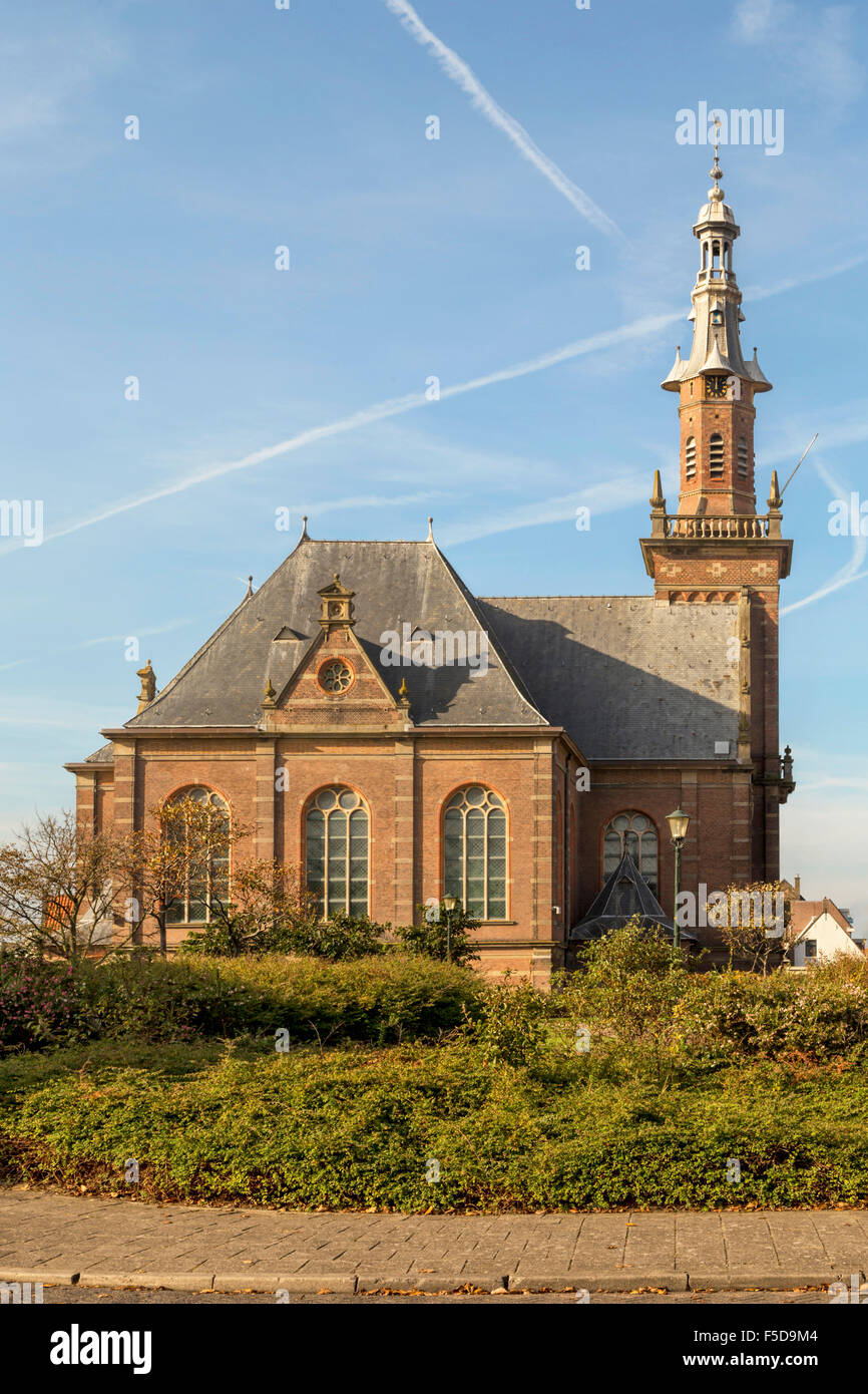 Nieuwe Kerk (New Church) in Katwijk aan Zee, Netherlands, the oldest ...