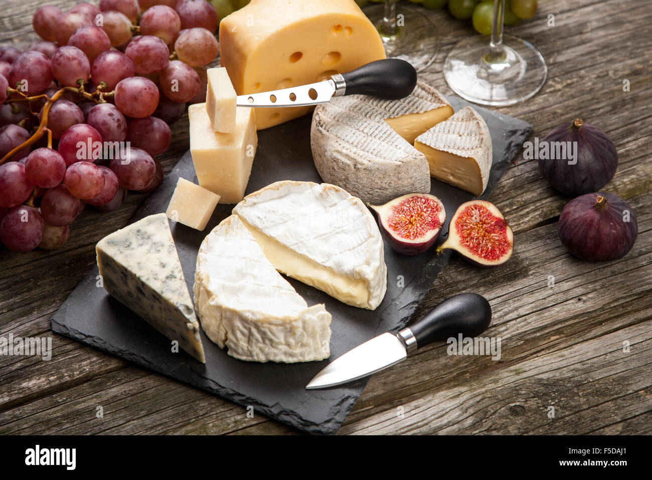 French soft cheese Stock Photo - Alamy