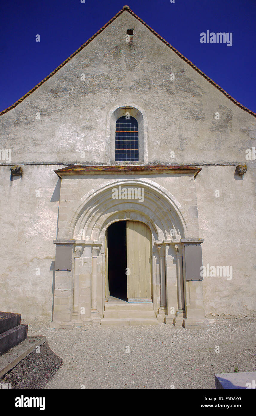 Medieval parish church in Champagne, France Stock Photo - Alamy