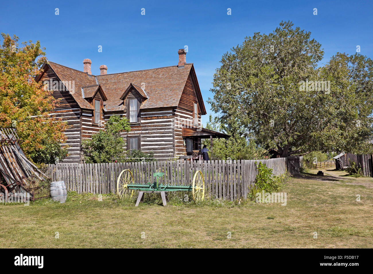 Built around 1867, this beautiful two-story long home belonged to the ...