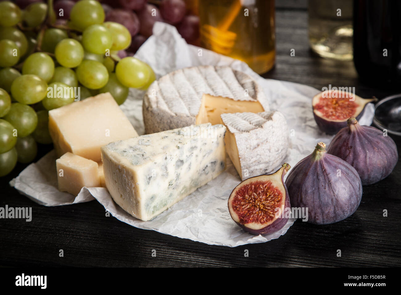 French soft cheese Stock Photo - Alamy
