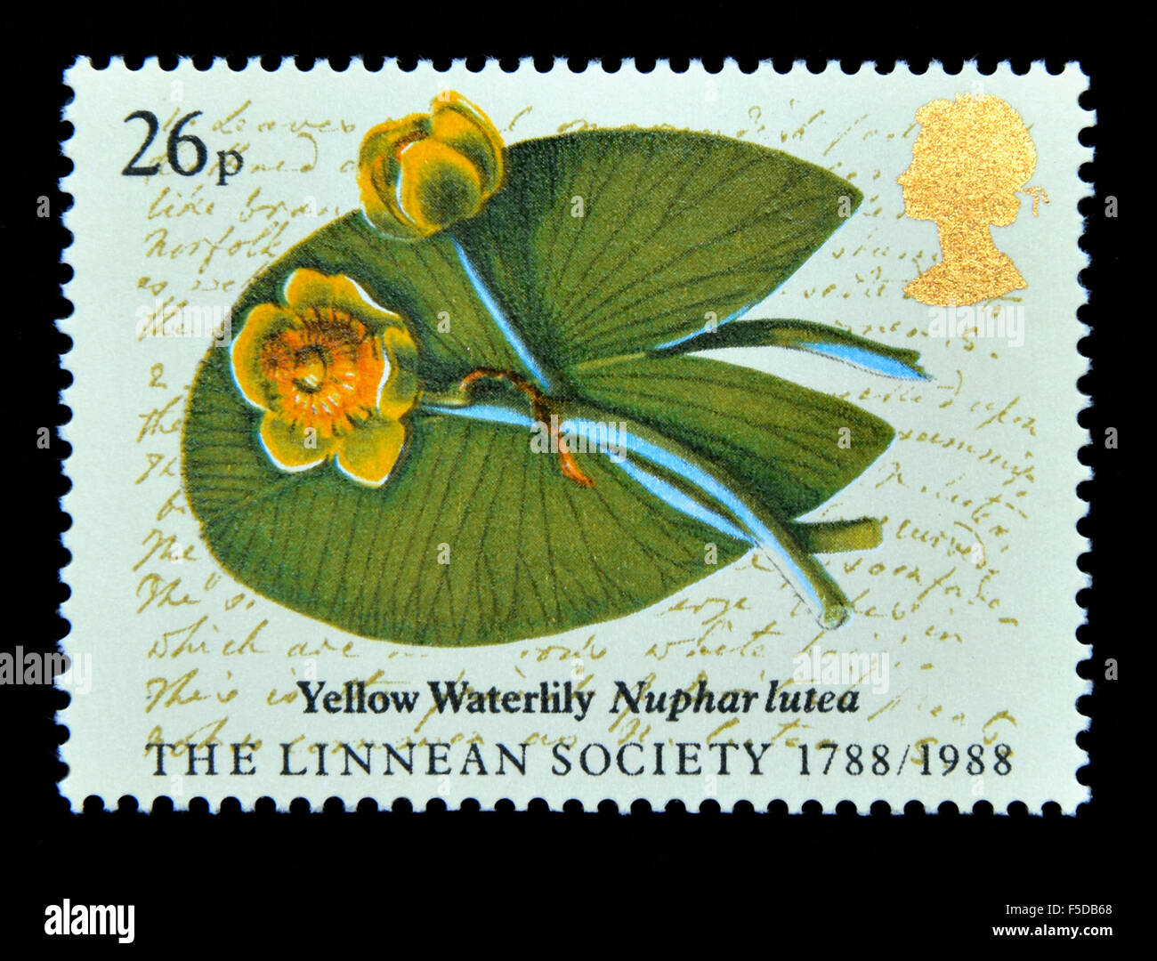 Postage stamp. Great Britain. Queen Elizabeth II. 1988. Bicentenary of ...