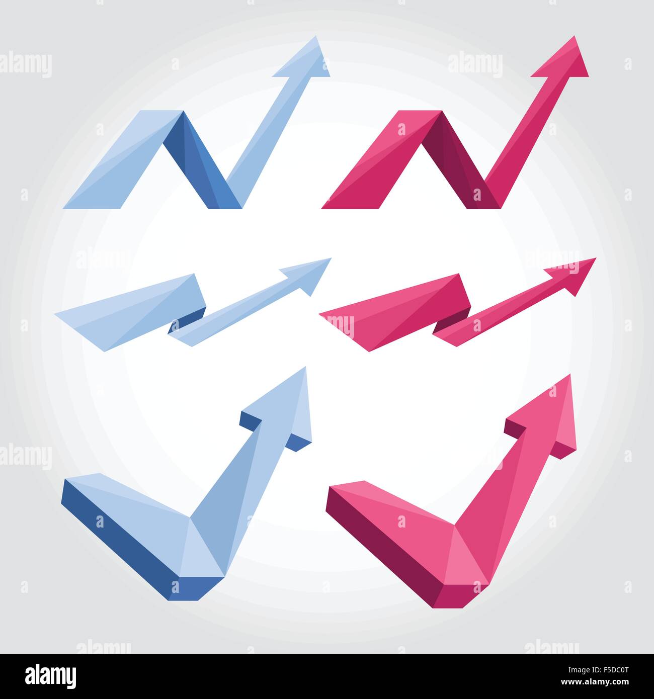 2d arrows hi-res stock photography and images - Alamy