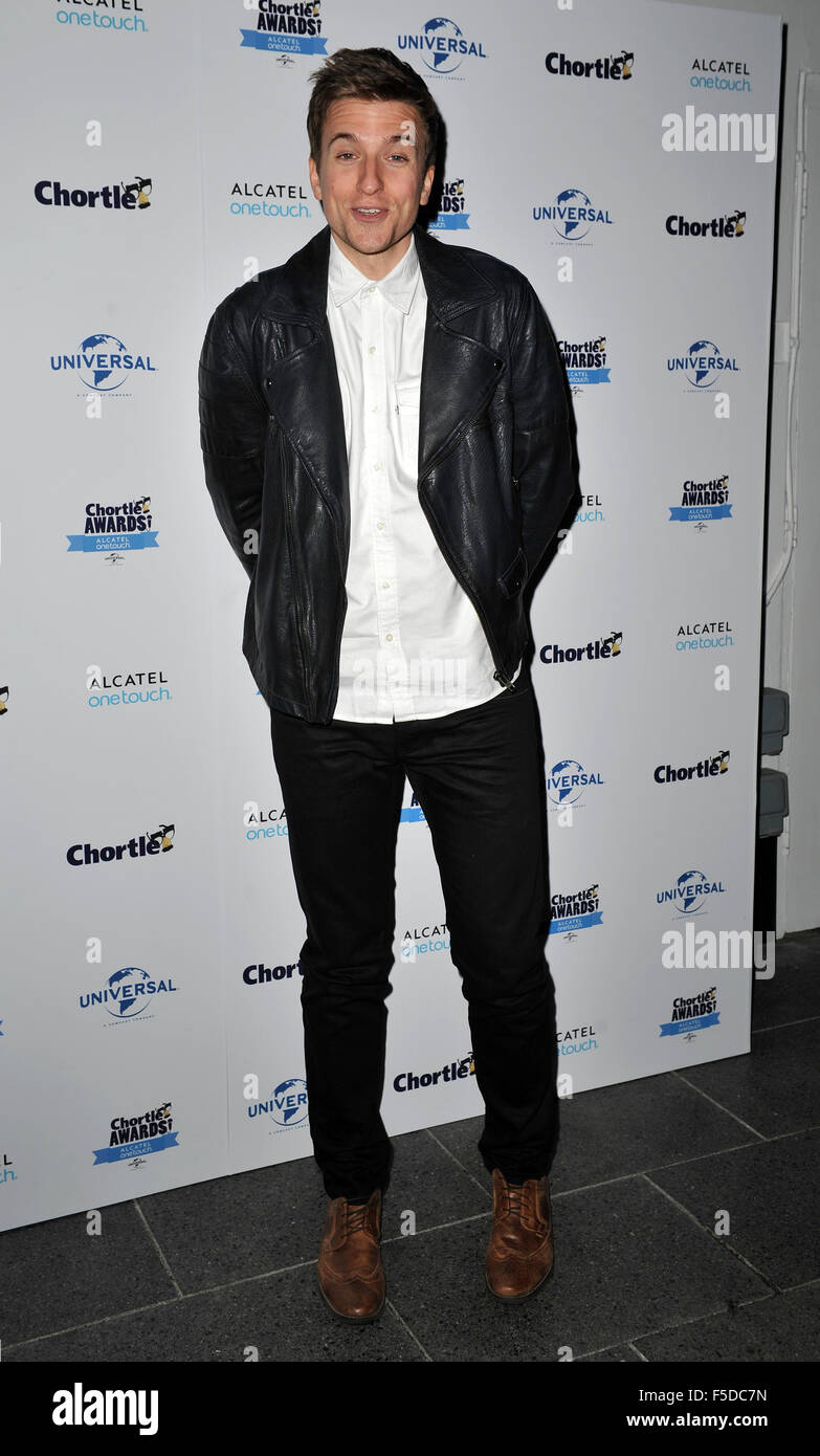 London, UK. Greg James at the Chortle Awards at Ministry Of Sound in ...