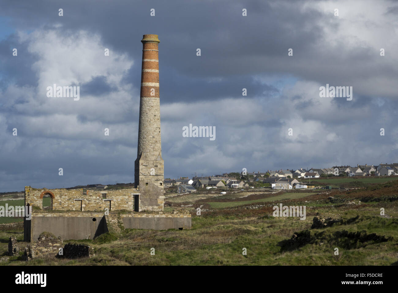 Levant Mine The Man Engine Stock Photo - Alamy