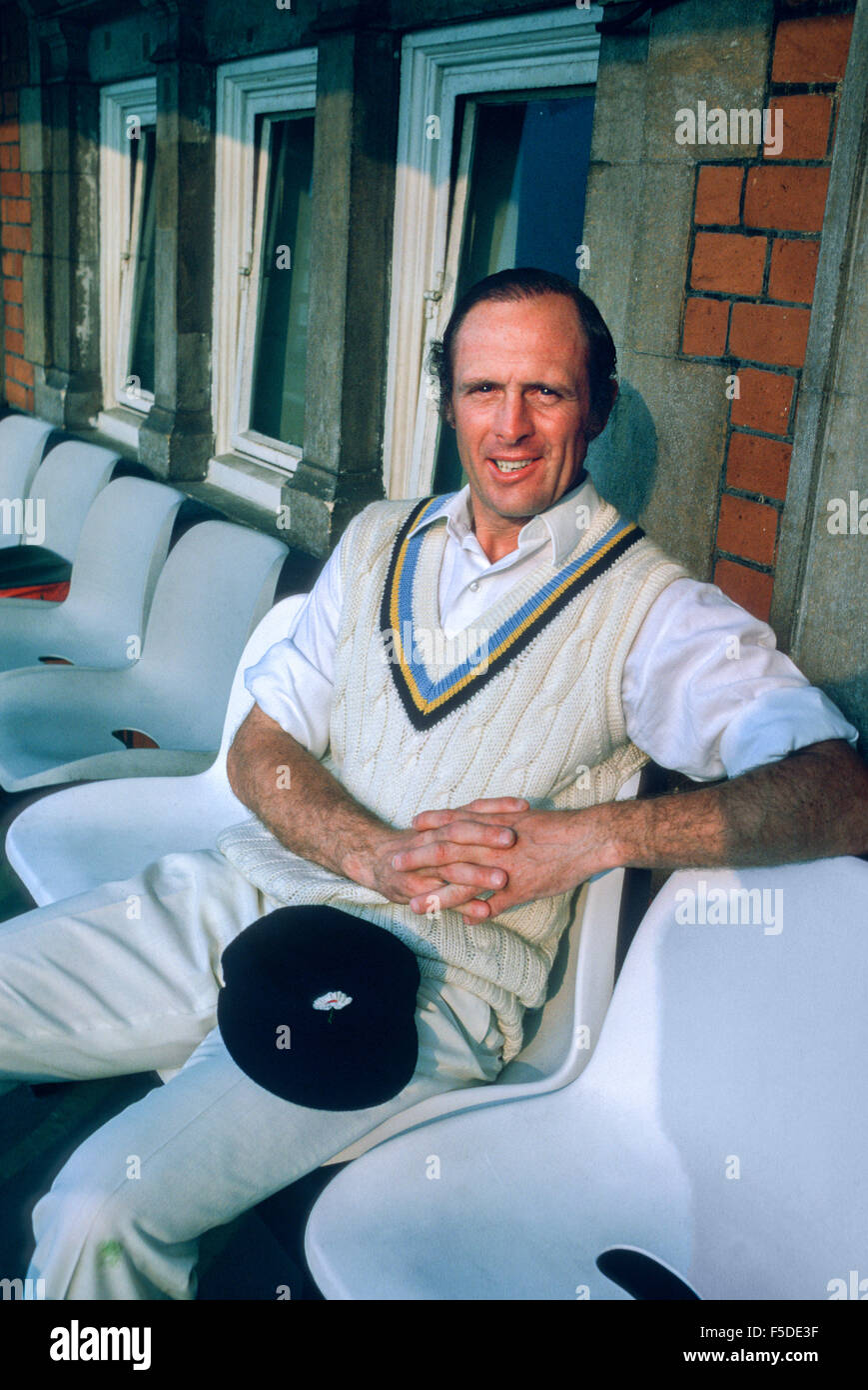 Geoffrey Boycott Yorkshire and England cricketer 1978 Stock Photo - Alamy