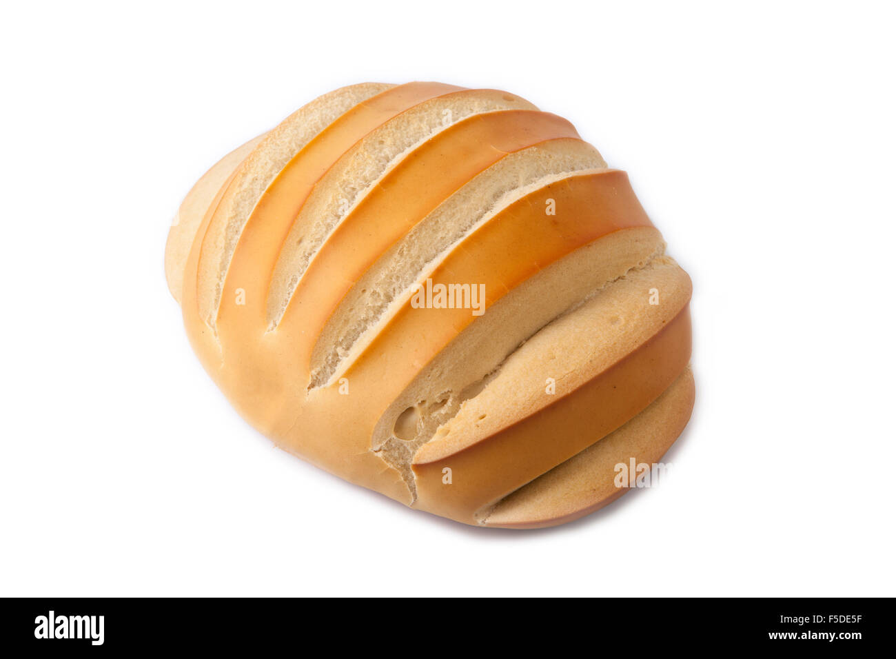 Spanish one kilo bread loaf. Isolated over white background Stock Photo ...