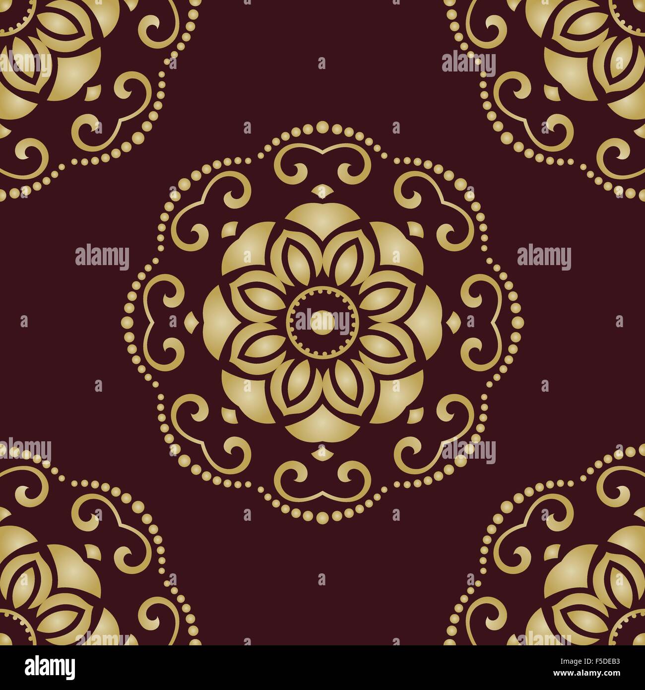 Floral Fine Seamless Vector Pattern Stock Vector Image & Art - Alamy