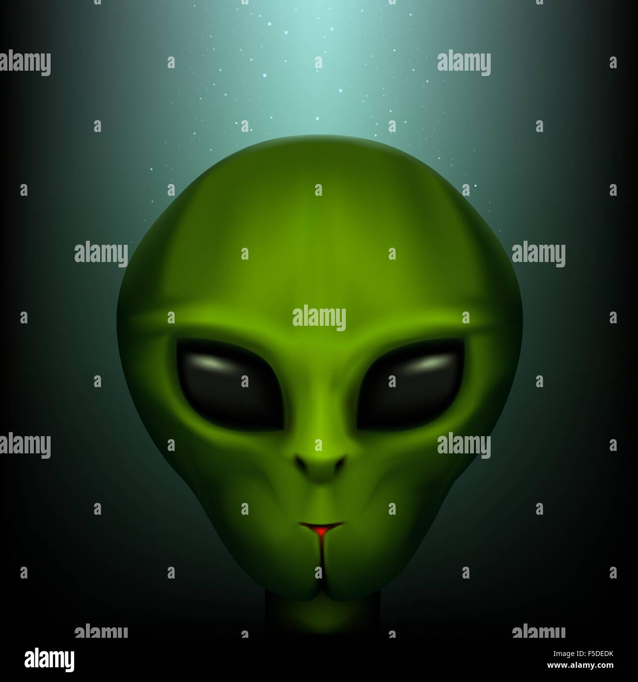 The alien portrait Stock Vector Image & Art - Alamy