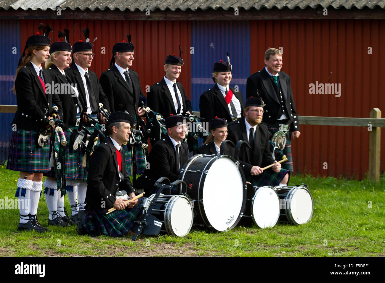 Scotish orchestra in denmark in the summer Stock Photo - Alamy