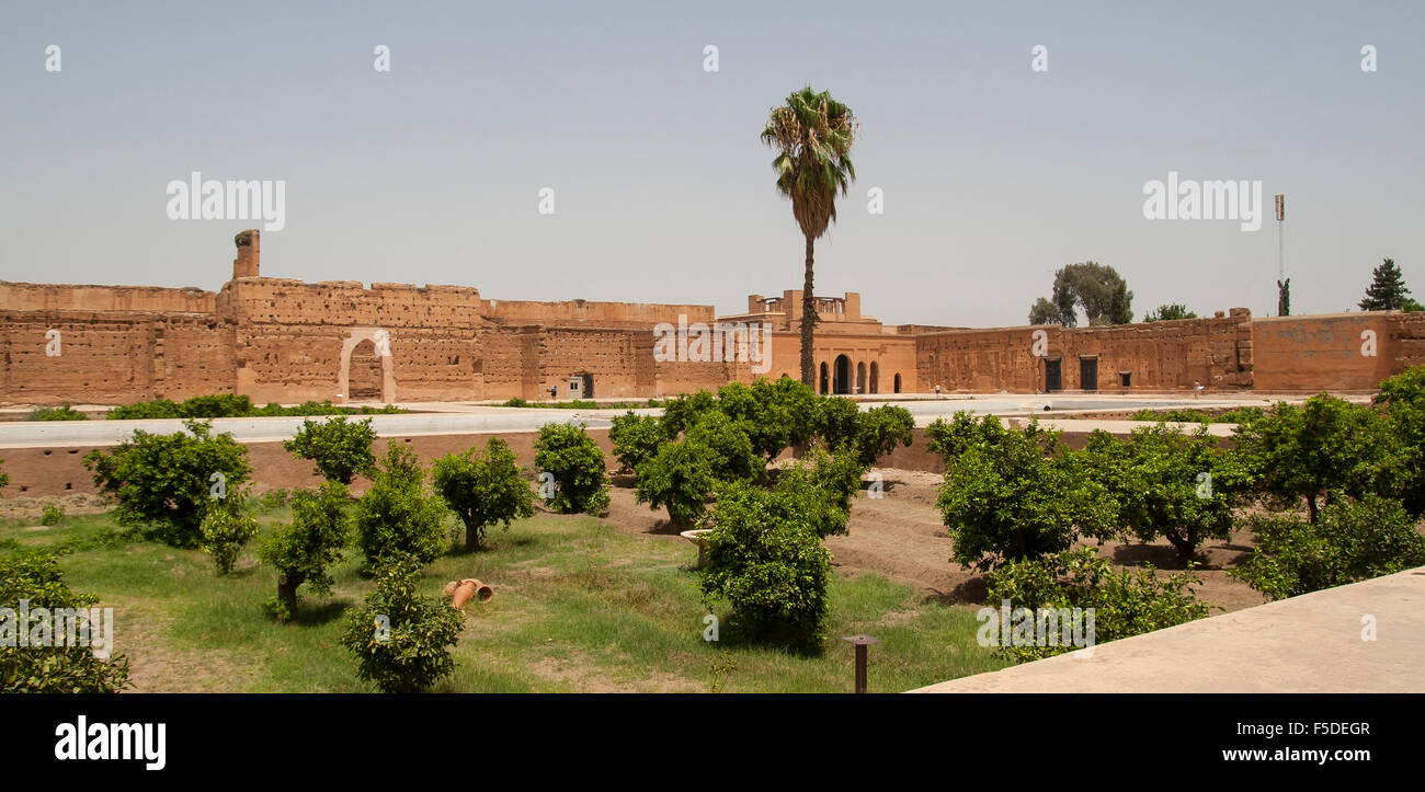 Moroccan palace in Marrakesh Stock Photo - Alamy
