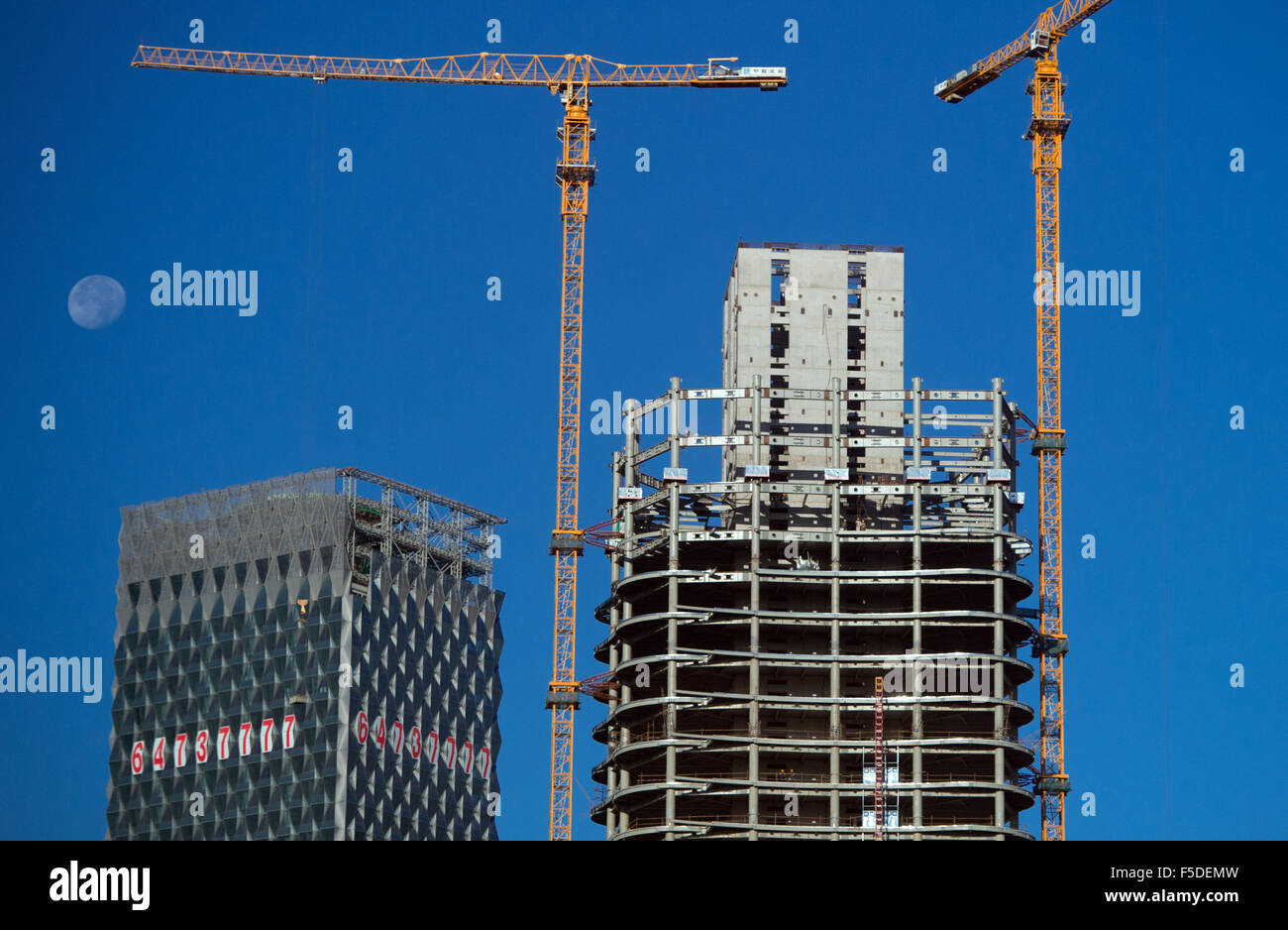 Beijing, China. 30th Oct, 2015. Structures of buildings in Beijing ...