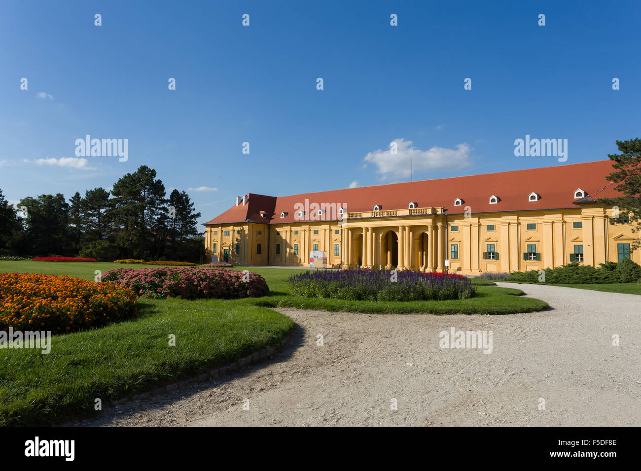 Front View of Lednice Castle at Sunset, UNESCO World Heritage in ...