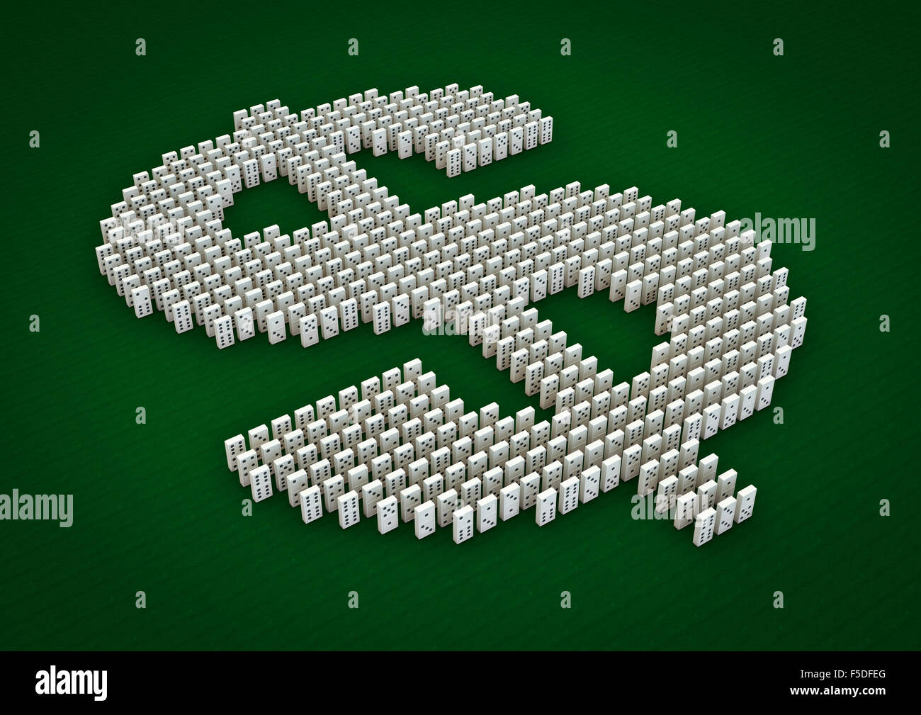 Domino symbol hi-res stock photography and images - Alamy