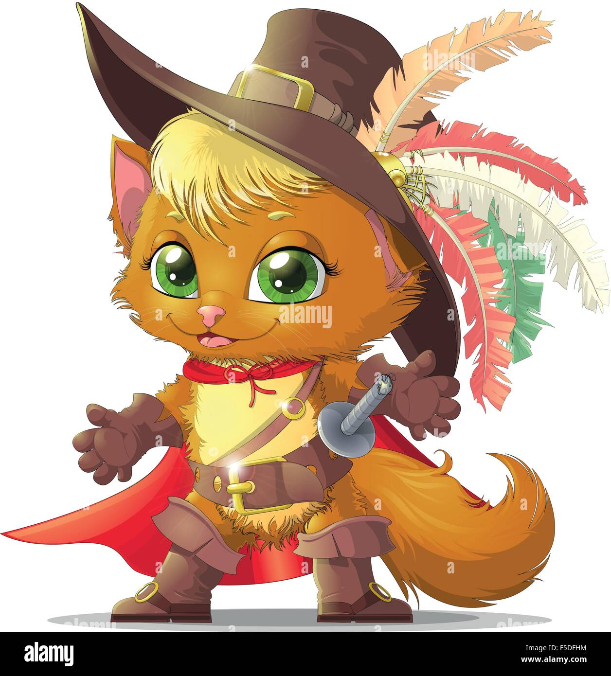 handsome cat in boots Stock Vector Image & Art - Alamy