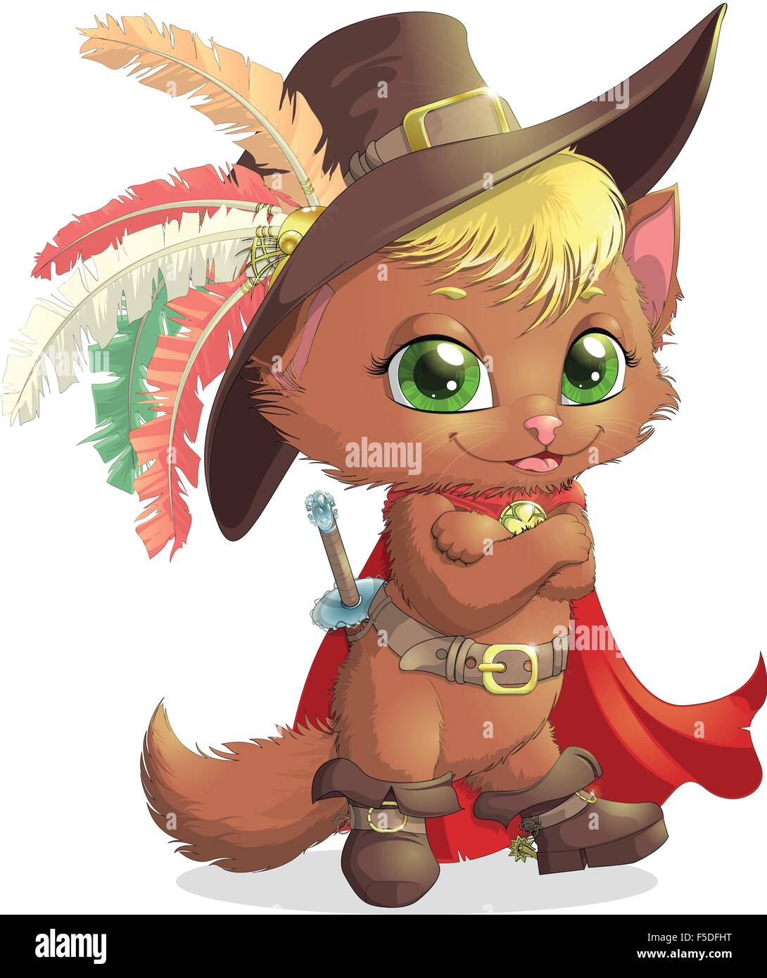 handsome cat in boots Stock Vector Image & Art - Alamy