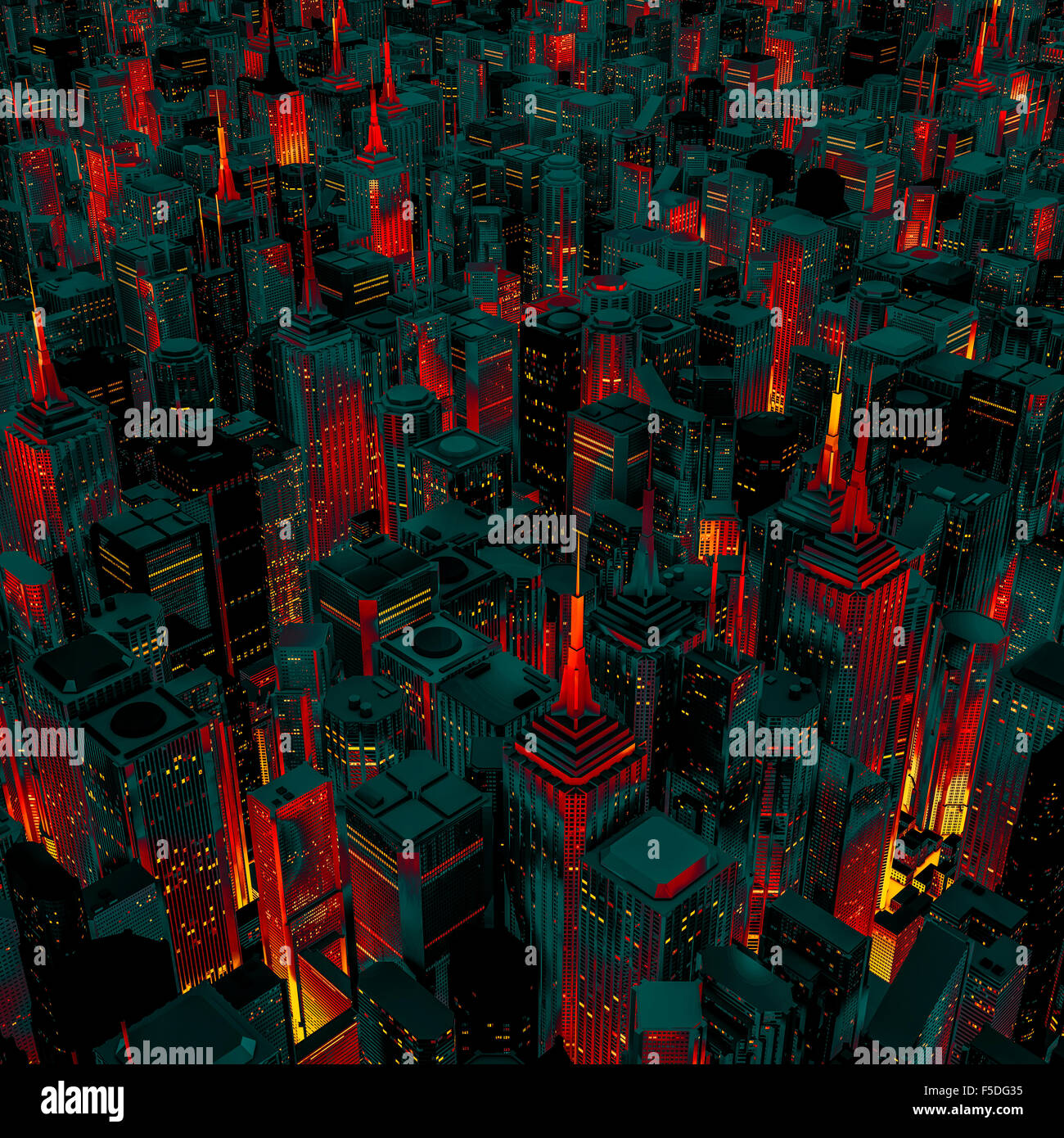 Cartoon City Buildings 3d