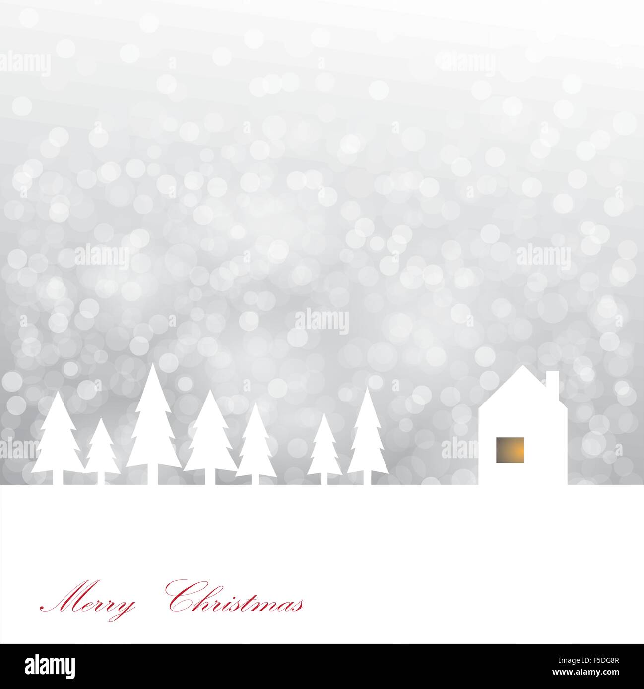 Celebration gray greeting pine Stock Vector Images - Alamy