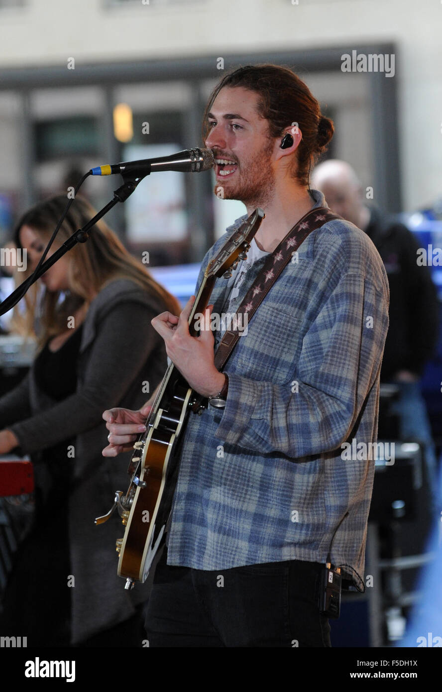 Hozier performs on 'The One Show' at The BBC Featuring: Hozier Where ...