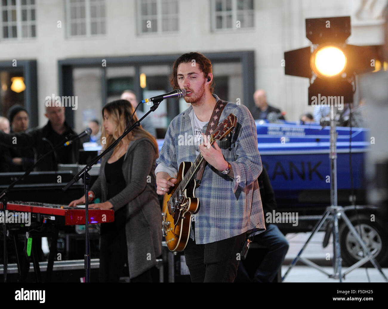 Hozier performs on 'The One Show' at The BBC Featuring: Hozier Where ...