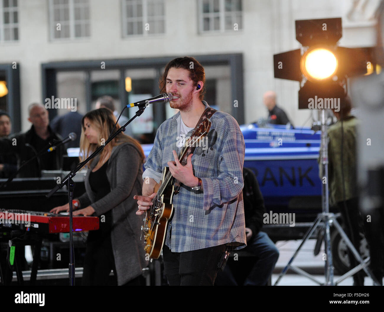 Hozier performs on 'The One Show' at The BBC Featuring: Hozier Where ...