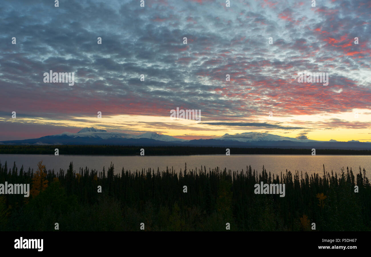 The sun finally rises on the Last Frontier Stock Photo - Alamy