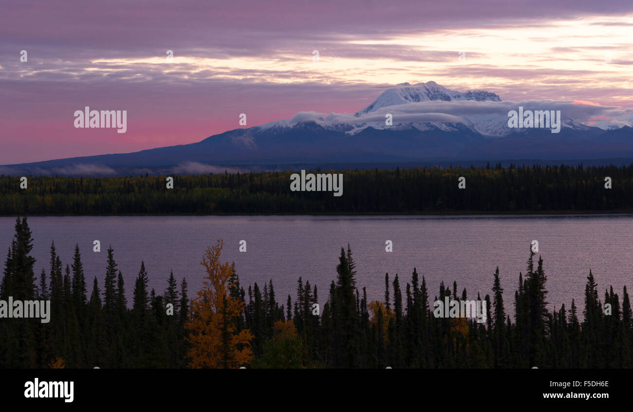 The sun finally rises on the Last Frontier Stock Photo - Alamy