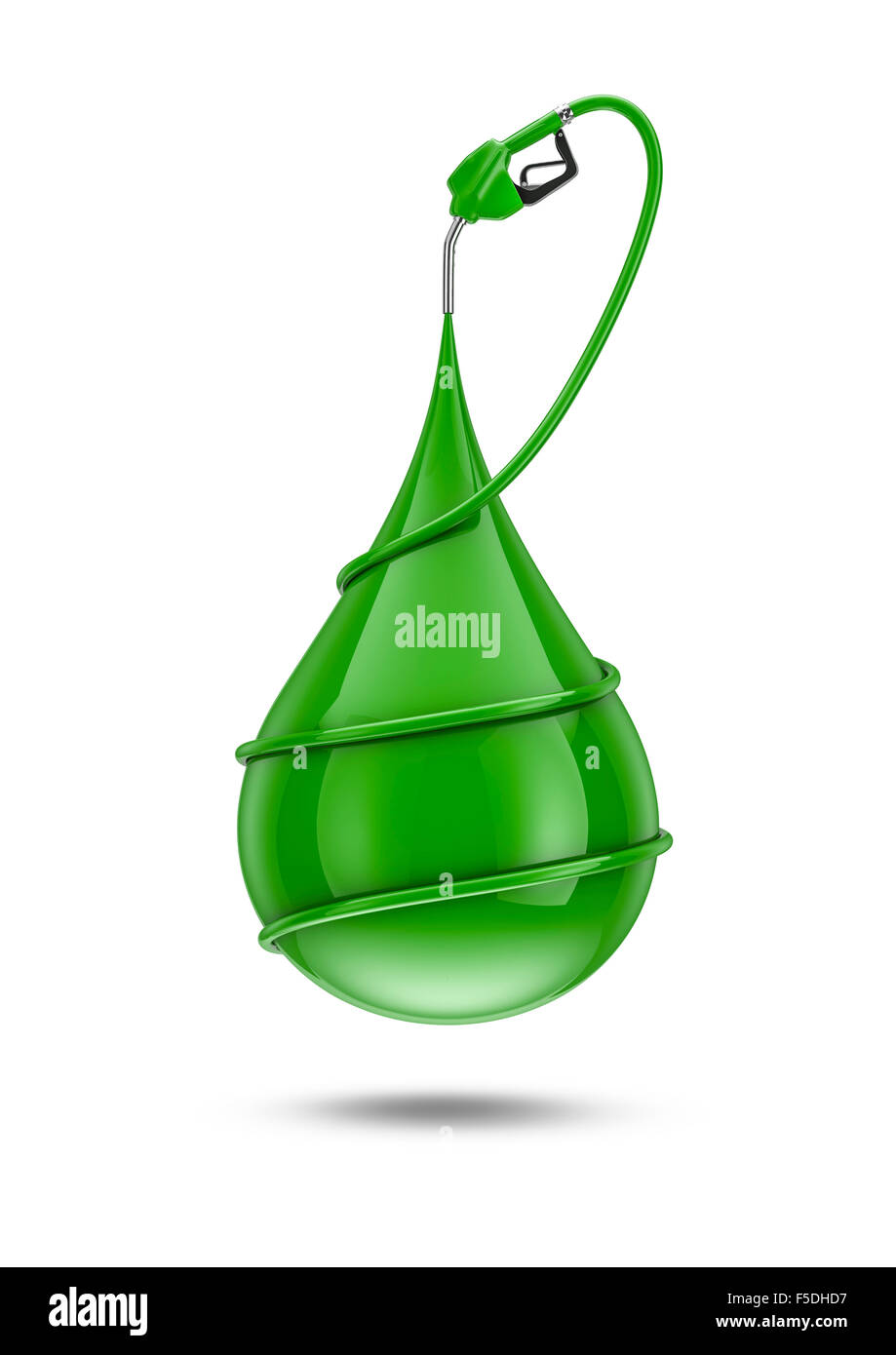 Oil drop nozzle / 3D render of oil drop with hose and nozzle Stock ...