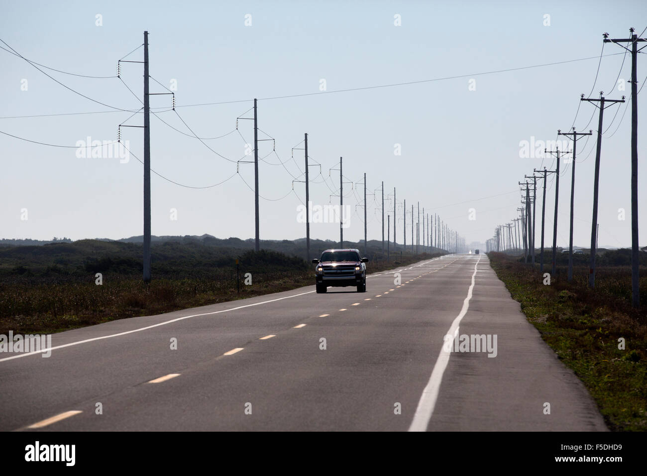 Route 199 highway Pointe aux Loups, Magdalen Islands, Quebec, Canada ...