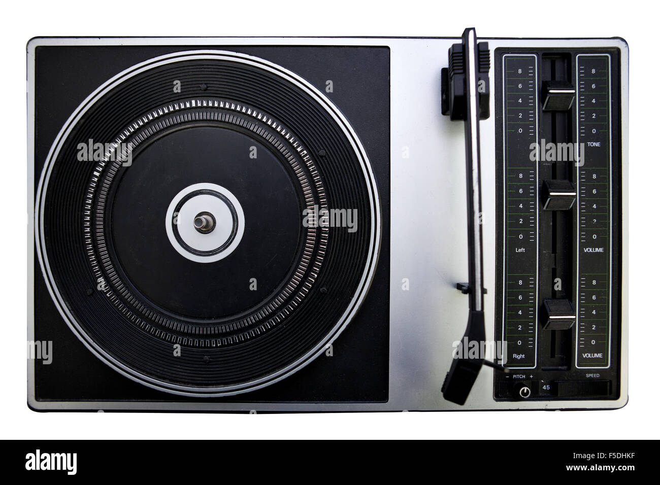 Turntable, isolated on white background Stock Photo - Alamy