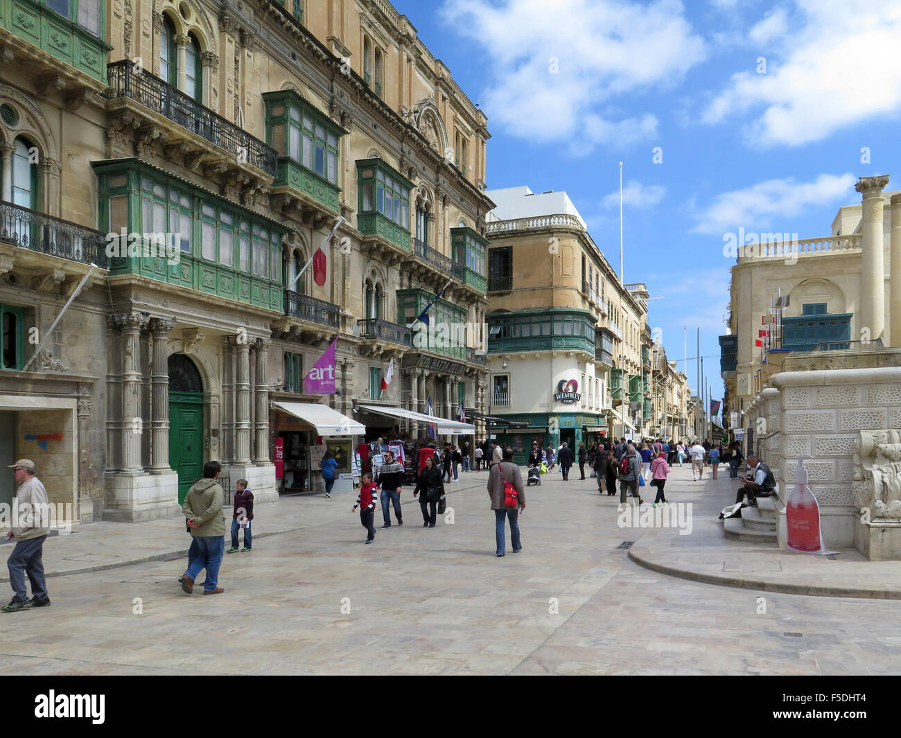 Malta republic square republic street hi-res stock photography and ...