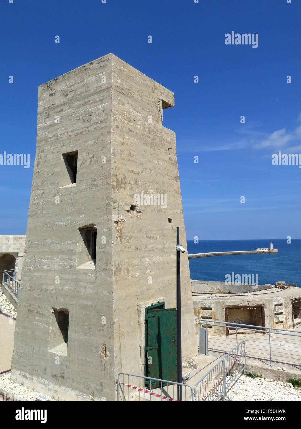 Lookout post at Fort St Elmo, Valletta, Malta Stock Photo - Alamy