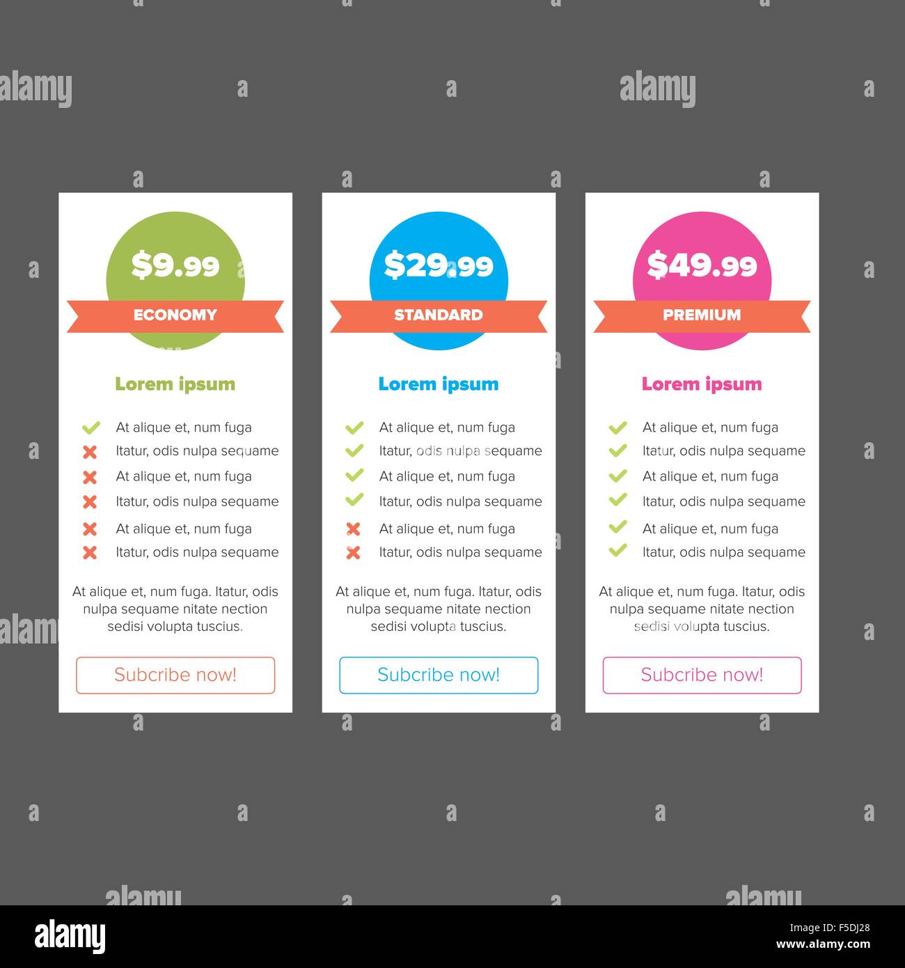 Tariffs list Stock Vector Images - Alamy