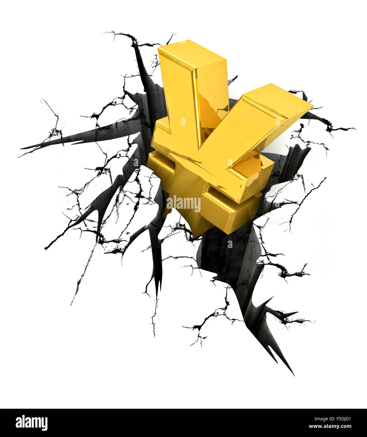 Gold japan yen symbol Cut Out Stock Images & Pictures - Alamy