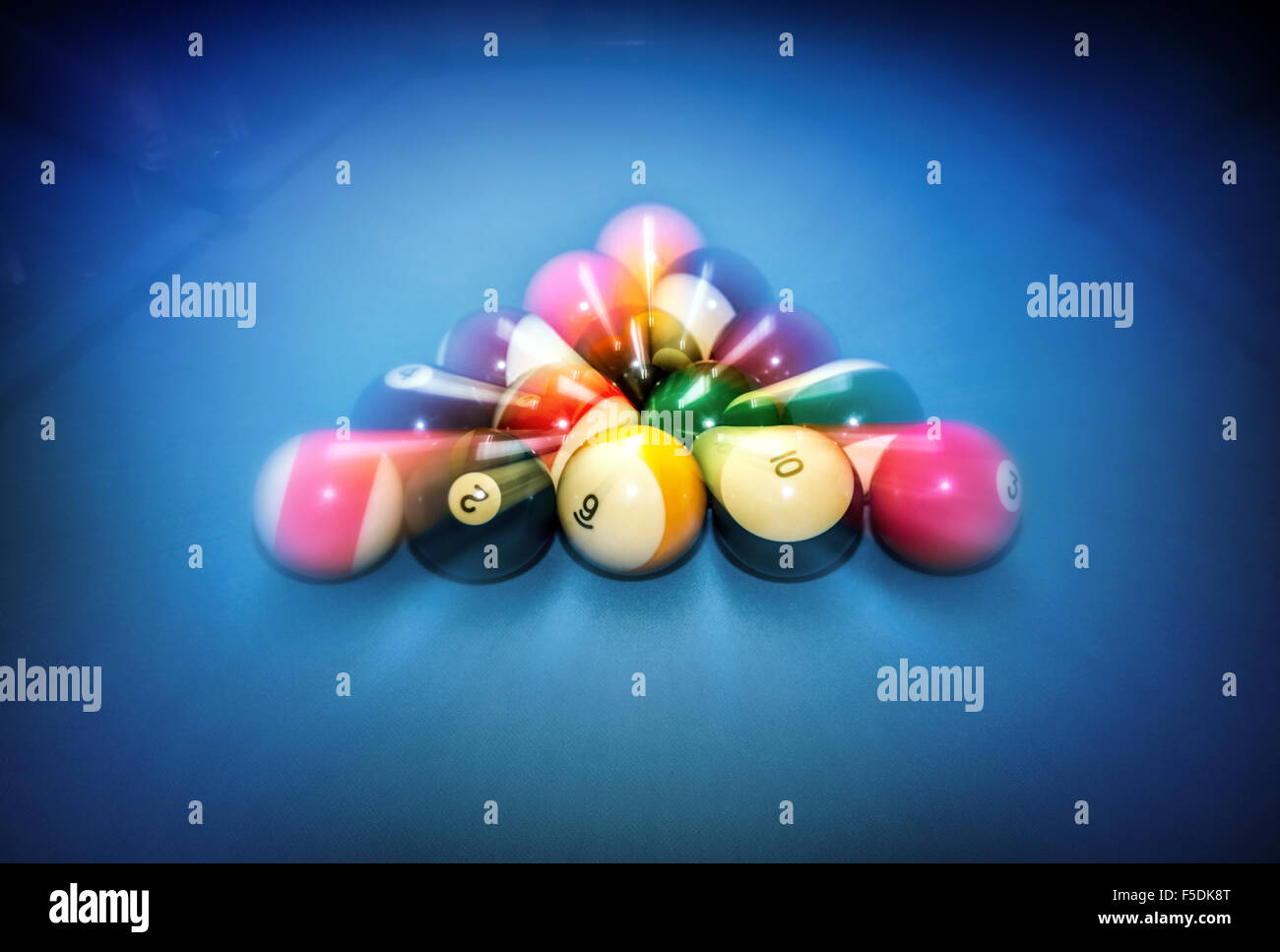 Billiard pool motion hi-res stock photography and images - Alamy