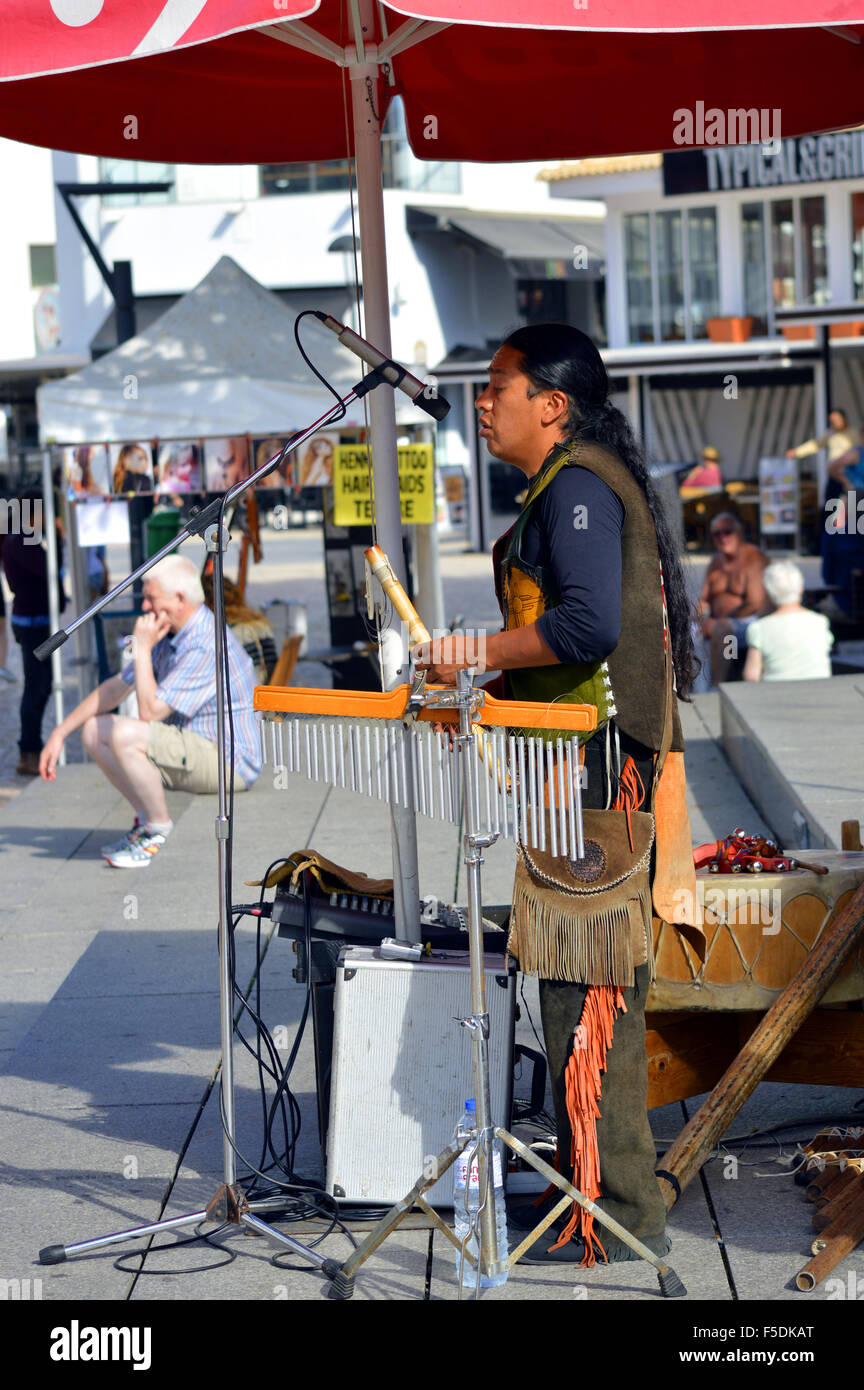 Old man busker hi-res stock photography and images - Alamy