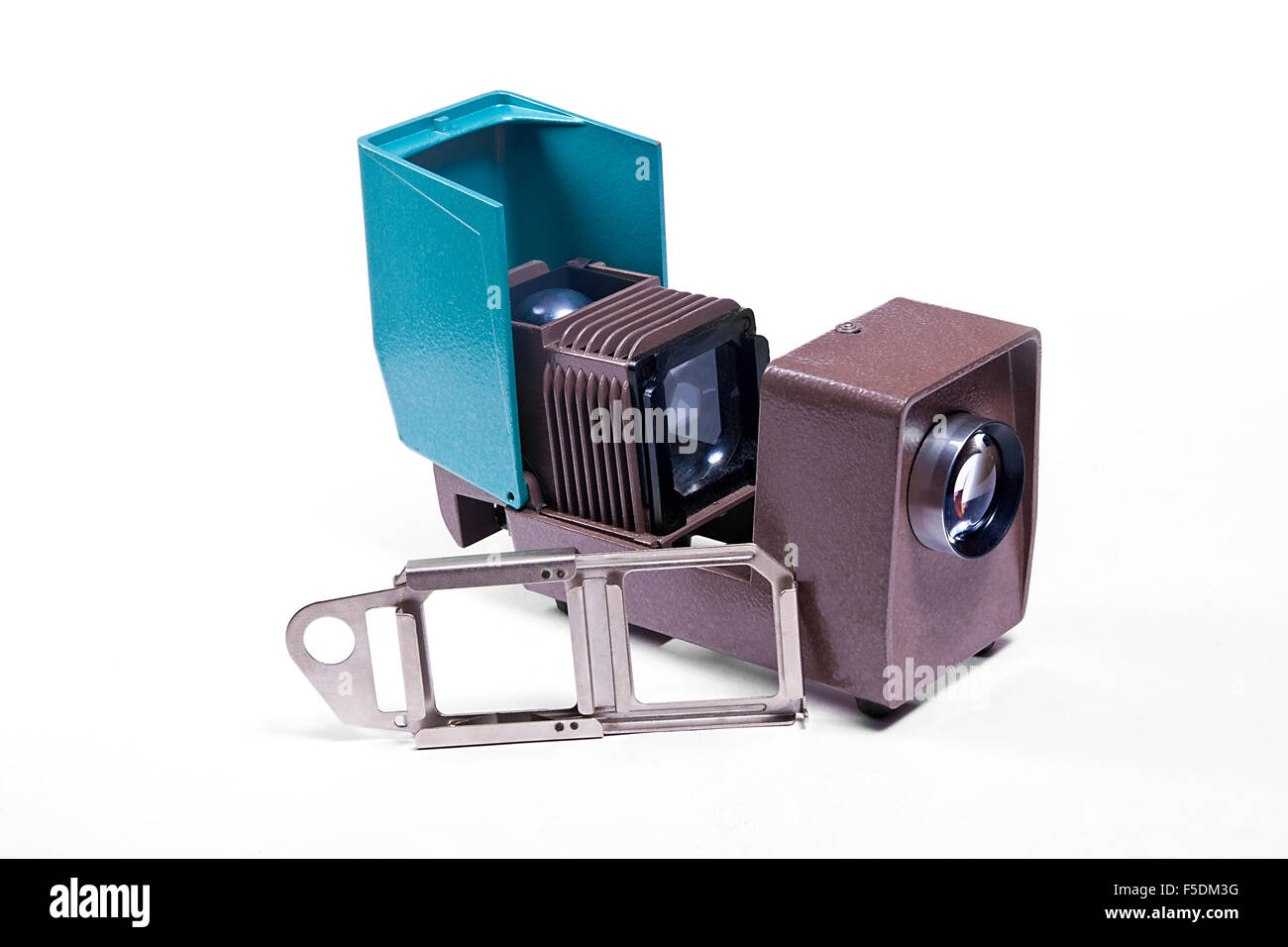 Old projector for displaying of slides. Retro cine-projector on the ...