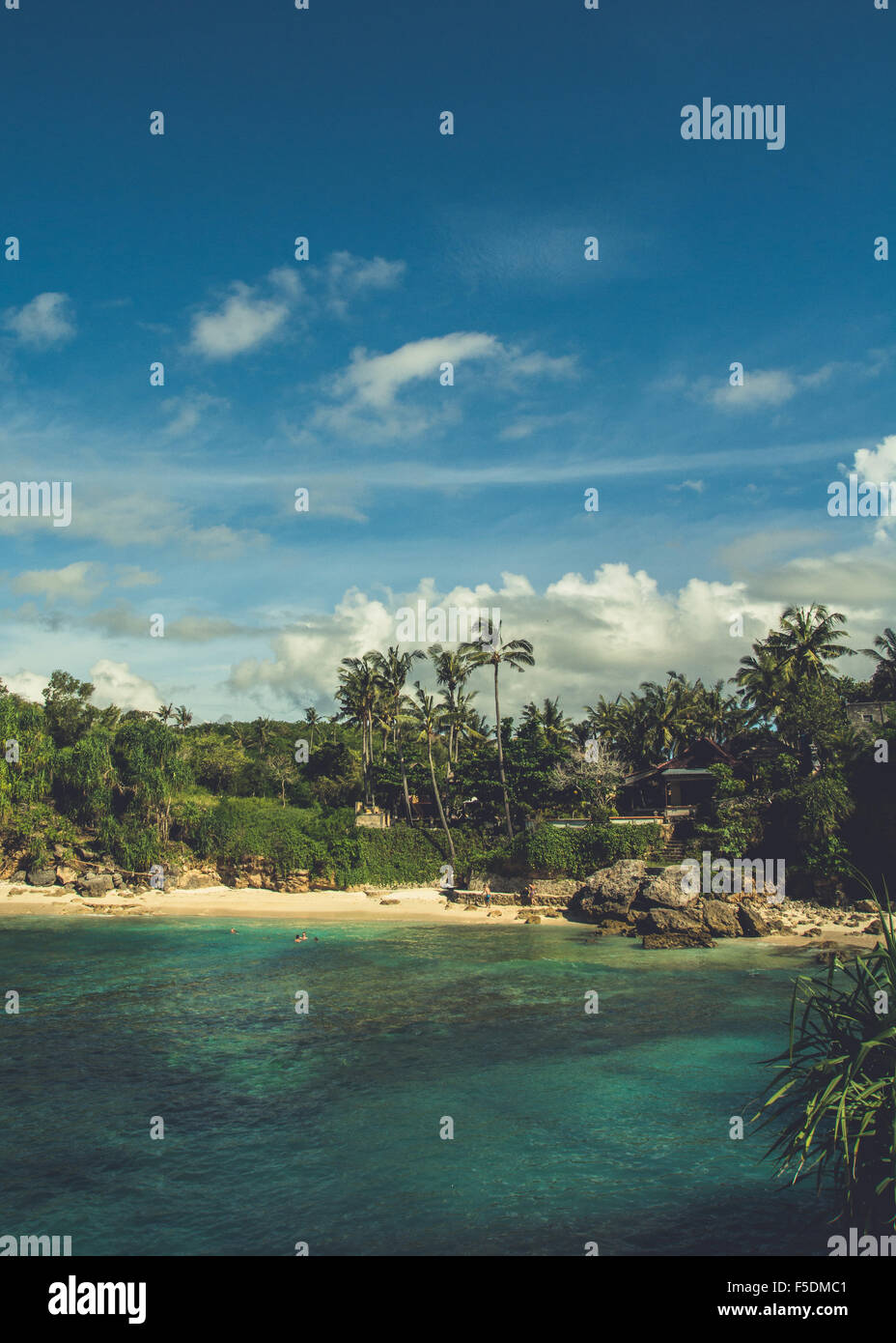 Quiet, peaceful and tropical beach. Slice of paradise Stock Photo - Alamy
