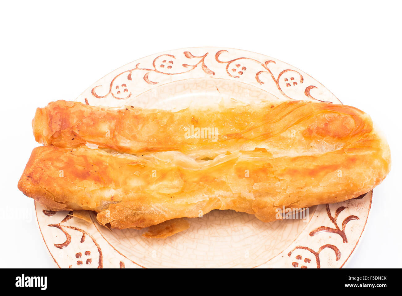 Traditional Bosnian cheese pie - burek Stock Photo - Alamy