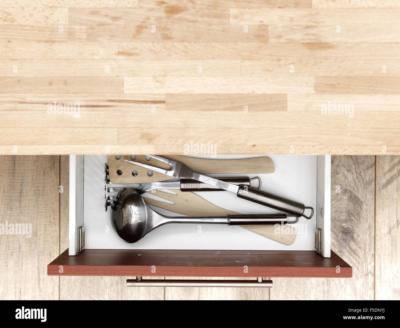 A studio photo of a kitchen draw Stock Photo - Alamy