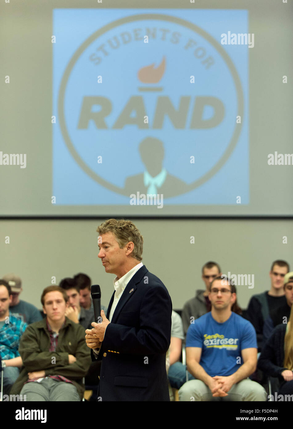Durham, New Hampshire, USA. 02nd Nov, 2015. Kentucky Senator and ...