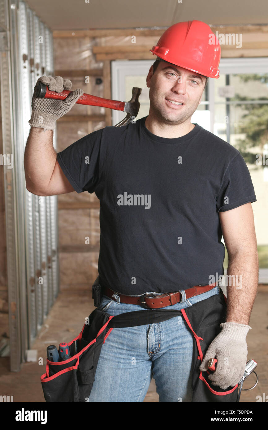 A construction men working Stock Photo - Alamy