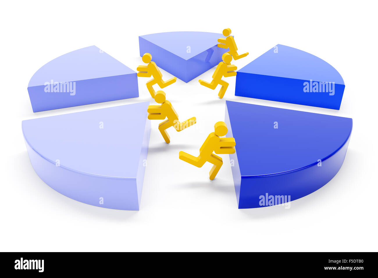 Taking your share Stock Photo - Alamy