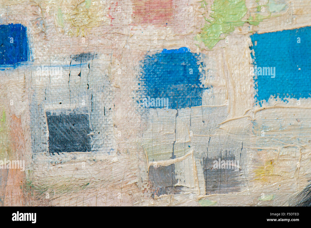 Abstract colorful textured hand painted canvas background Stock Photo ...