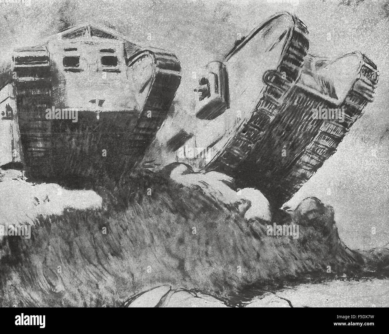 Tank ditch hi-res stock photography and images - Alamy