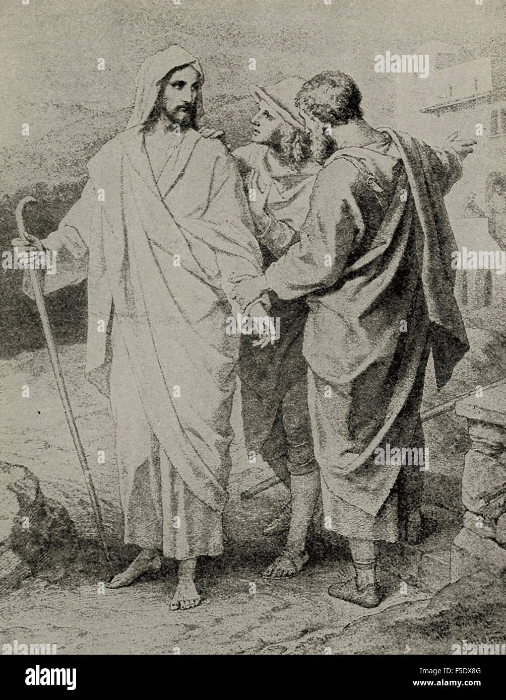 On the Road to Emmaus - A Risen Jesus Christ surprises his companions ...