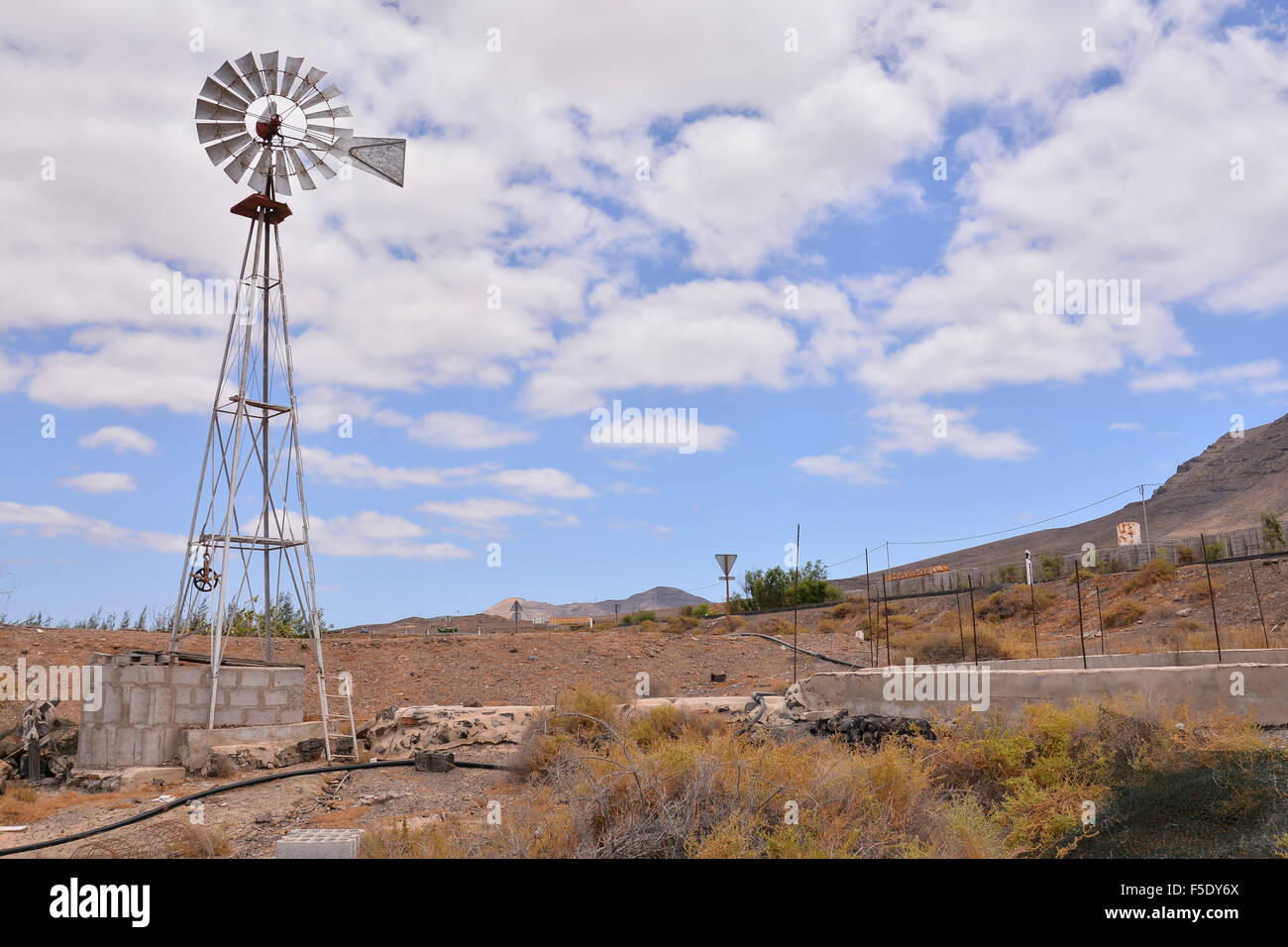 Classic Vintage Windmill Stock Photo - Alamy