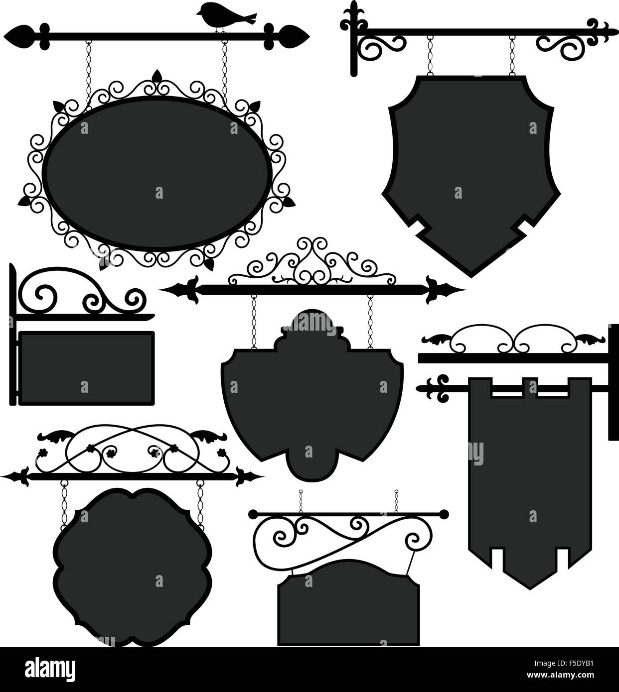 Beauty shop signs Stock Vector Images - Alamy