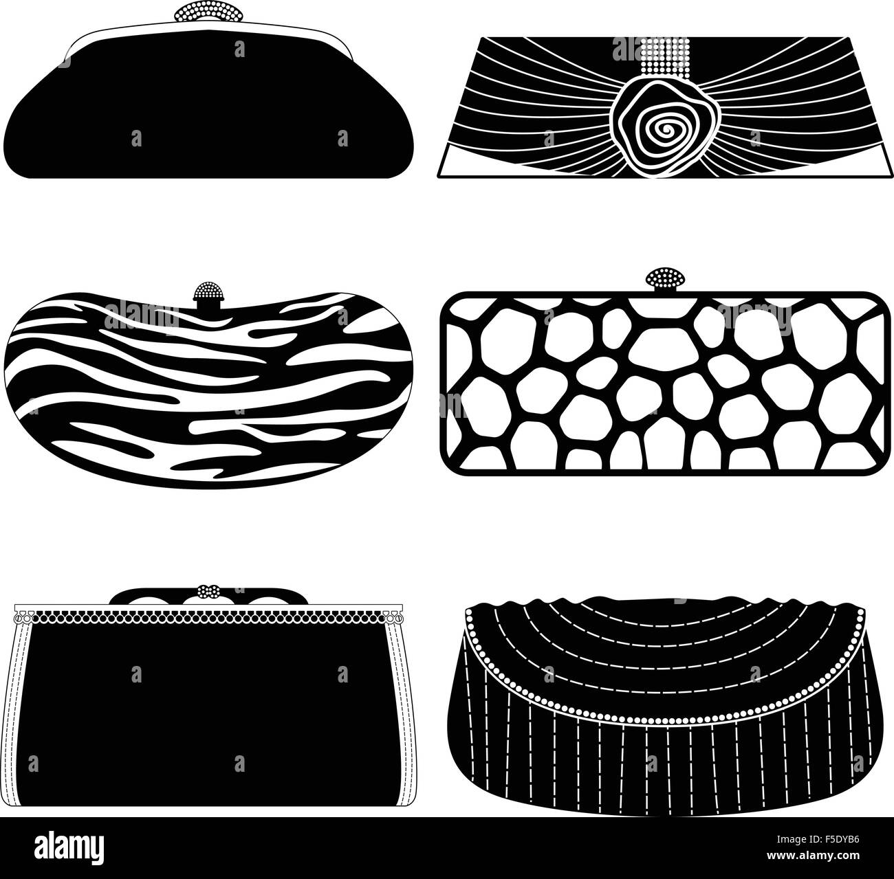 Modern handbags Stock Vector Images - Alamy